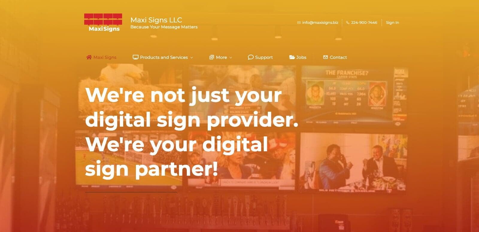 Welcome to Maxi Signs: Your Premier Digital Signage Solution Provider