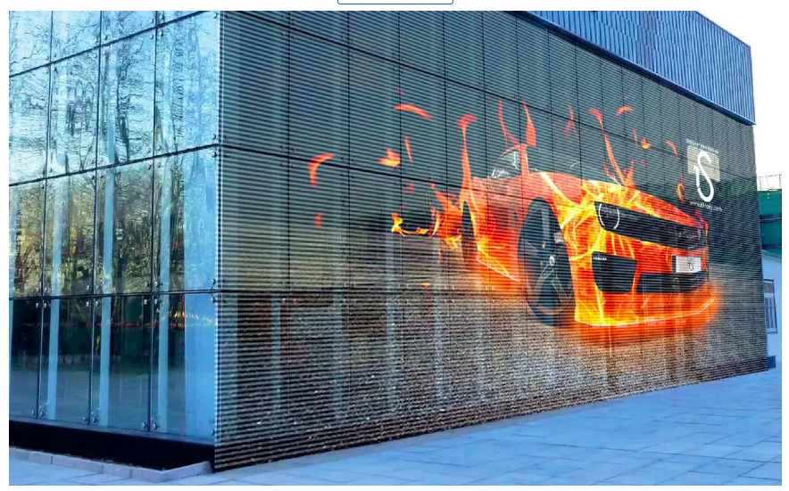 Window Signage Transparent LED Panels